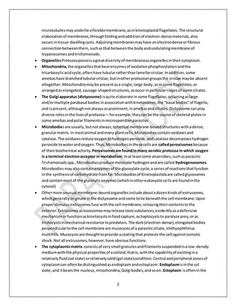Parasitic Protozoa Pdf