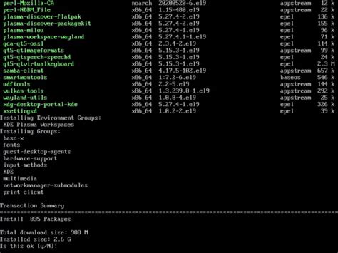 How To Install Gnome Kde Plasma Or Xfce Desktop In Almalinux Rocky