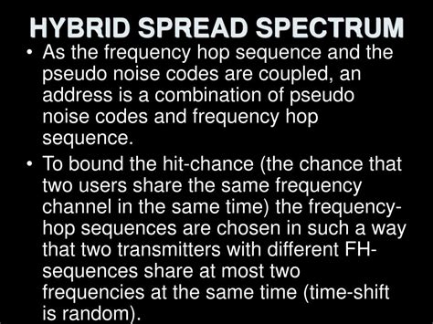 Ppt Direct Sequence Spread Spectrum With Frequency Hopping Powerpoint