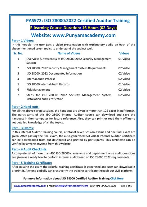 Ppt Iso 28000 Internal Auditor Training Powerpoint Presentation Free