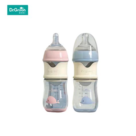 Dr Green Ppsu Bottle With Milk Powder Dispenser Wide Neck Portable Warmer Shopee Malaysia