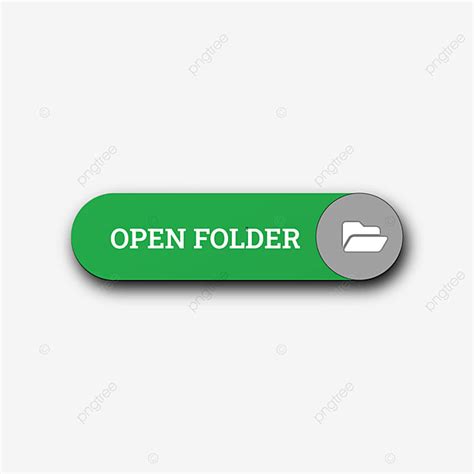 Eco Friendly Open Folder Button Eco Eco Friendly Button Png And