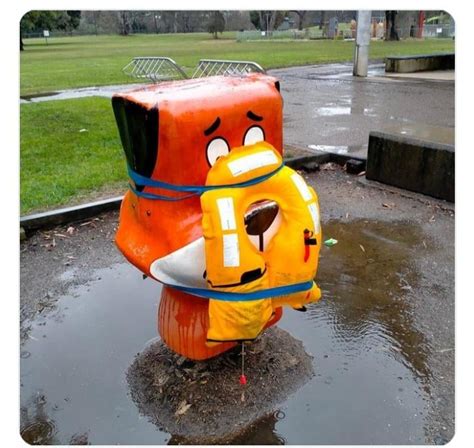 High Tech Flood Indicator In Wangaratta Ready For Major Flood R Australia