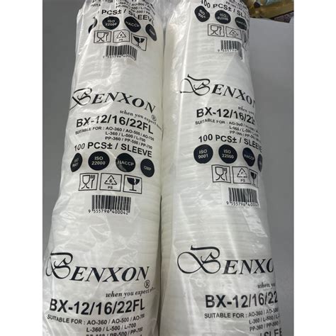 Ready Stock Benxon Disposable Cup Flat Lid For Oz Oz Oz Tudung Penutup Cup Plastic
