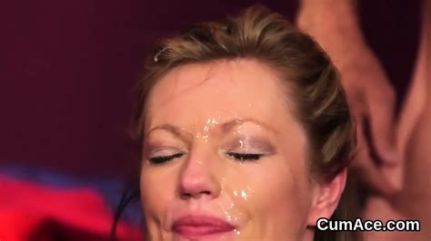 Foxy Babe Gets Cum Shot On Her Face Swallowing All The Charge Eporner