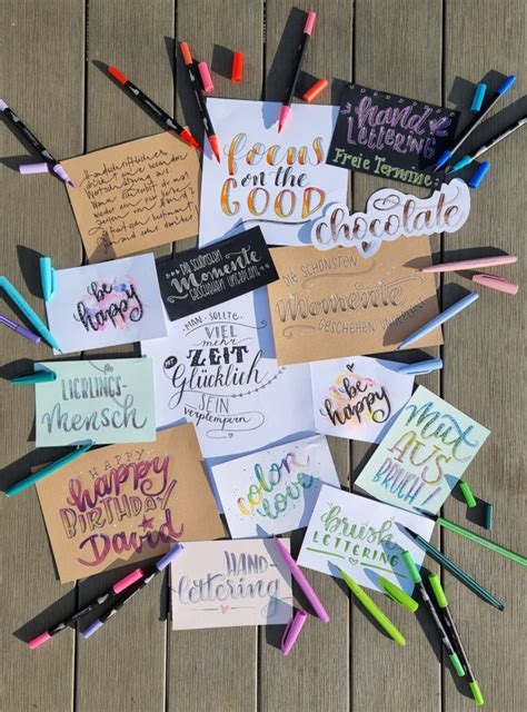 Impressionen Handlettering