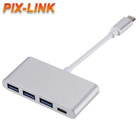 4 In 1 USB C Hub Type C To USB 3 0 Pd Charing Laptop Converter Adapter Hub USB Cable USB Hub