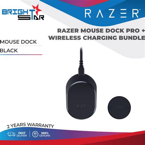 Razer Pro Wireless Charging Bundle Mouse Dock Black Shopee Malaysia