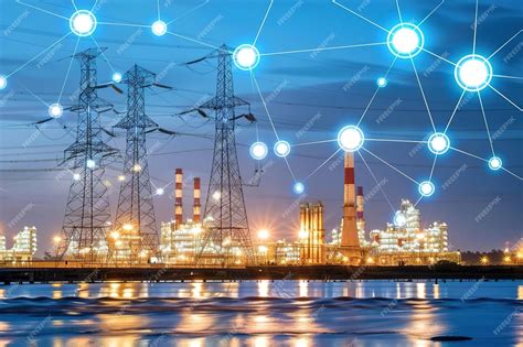 Premium Photo A Smart Grid Infrastructure With Iot Sensors Managing Energy Distribution And