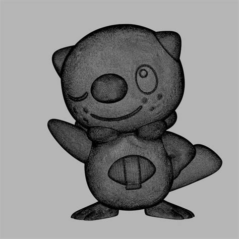 Oshawott 3d Printing Model Stl Pokemon