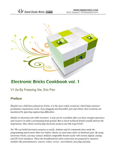 arduino electronics cookbook pdf