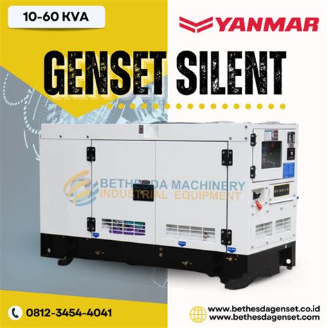 Jual Yanmar 20 50 60 Kva Genset Silent Open Kota Surabaya Genset