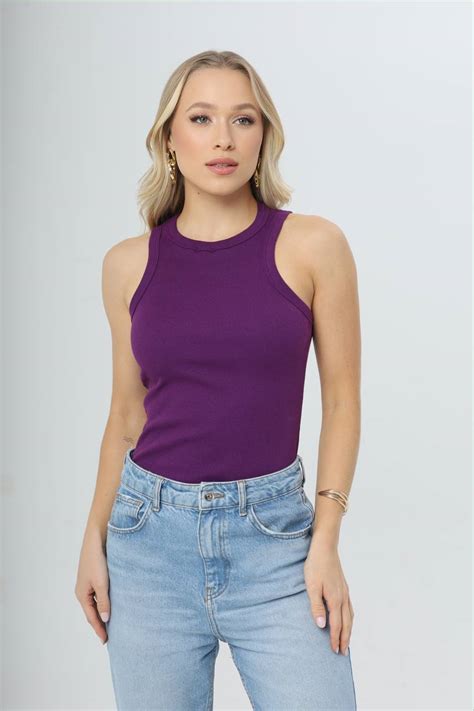 REGATA RIBANA CANELADA NADADOR ROXO BYZANTINE Valentt Fabrica De Moda