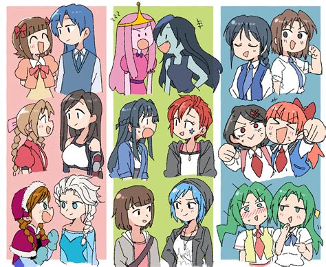 Dynasty Reader Image › The Idolmaster Chihaya X Haruka Aeris X Tifa
