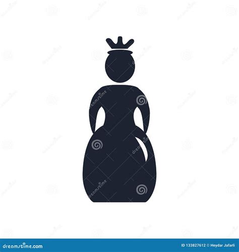 Princes Icon Vector Sign And Symbol Isolated On White Background Stock Vector Illustration Of