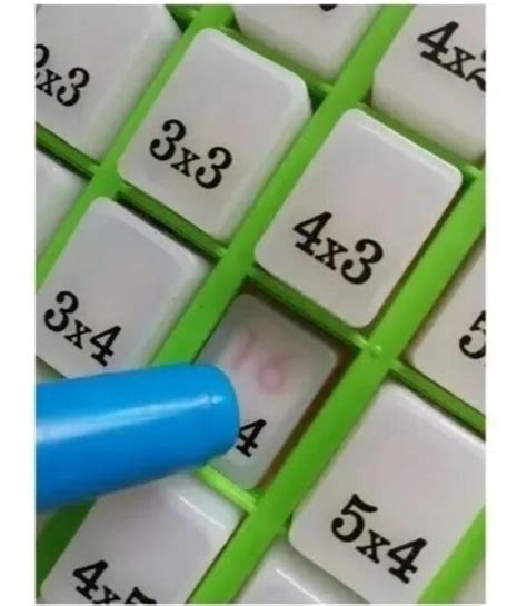 Juego Didáctico Tablas De Multiplicar Fácil Y Práctico Mundo