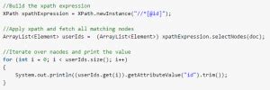 Java XPath How To Get Attribute Value