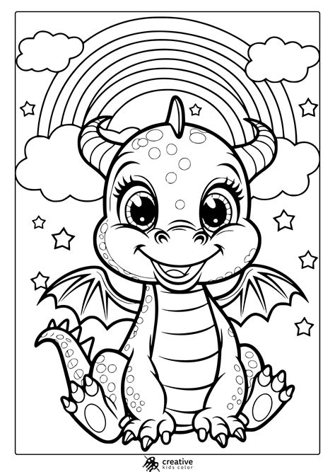 Cartoon Dragon Coloring Pages Cartoon Dragon Images
