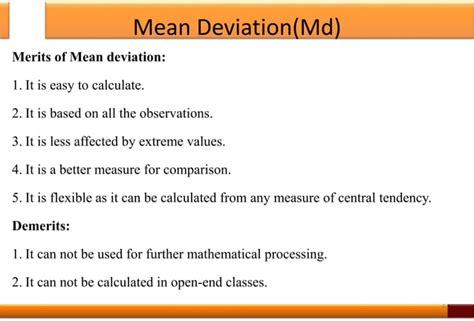 Measures Of Dispersion Variability Ppt