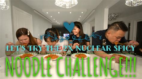 Vlog 32 2x Nuclear Spicy Noodle Challenge Youtube