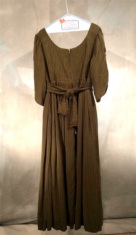 Regency Dress Costume Custom Made Size 22 Xxlarge Etsy