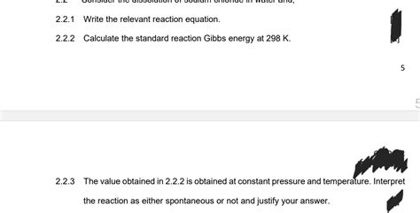 221 ﻿write The Relevant Reaction Equation222