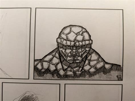 Drawing In A Blank 7 Panel Layout And I Like How This Thing Turned Out