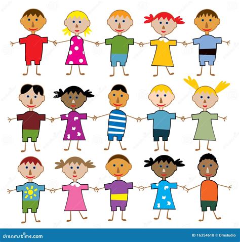 Enfants Du Monde Illustration De Vecteur Illustration Du Pattes