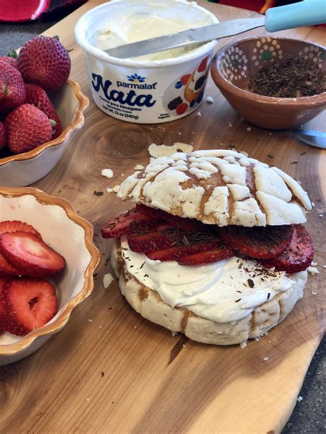 Mexico Conchas Recipe Con Nata
