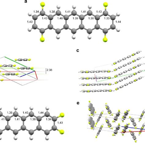 Molecular Structure Of 10 And 11 In The Single Crystal Molecular