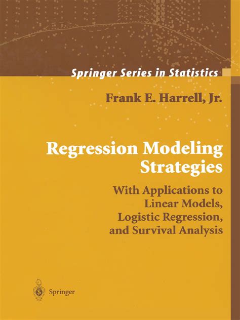 Harrell2001 Book Regressionmodelingstrategies Pdf Regression