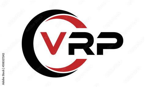 Vrp Swoosh Three Letter Logo Design Vector Template Monogram Logo