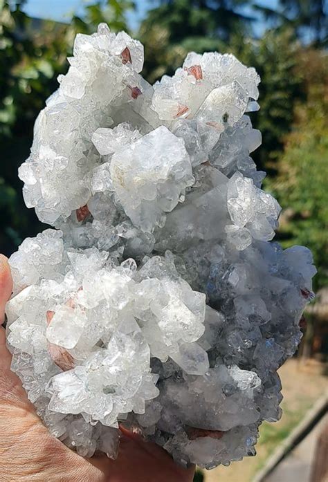 Uniqe Pointed Apophyllite With Heulandite Specimen Catawiki