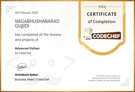 Python Codechef Learning Programming Gujjidi Nagabhushanarao