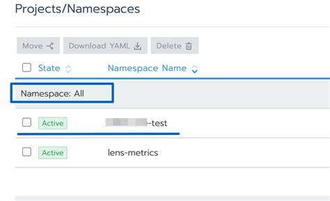 Lens Namespace 생성 및 Nodes Label 관리