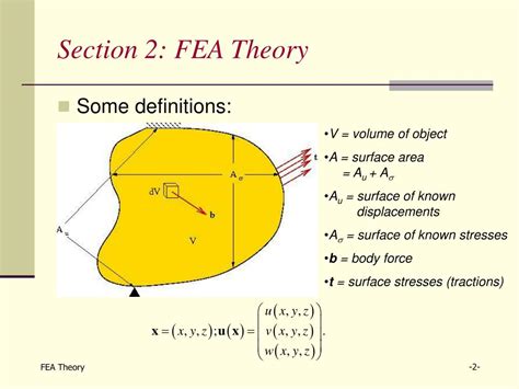 PPT Section Finite Element Analysis Theory PowerPoint Presentation ID