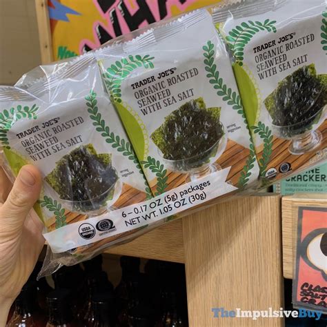 Trader Joes Organic Roasted Seaweed With Sea Salt The Impulsive Buy