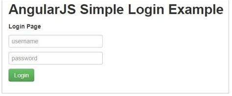 Simple Login Example In Angularjs Krazytech
