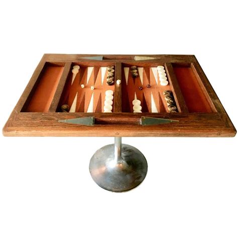 Vintage Backgammon Table At 1stdibs Backgammon Table Vintage