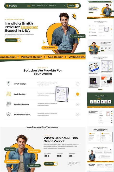 Potfolio Personal Portfolio Wordpress Theme Portfolio Website