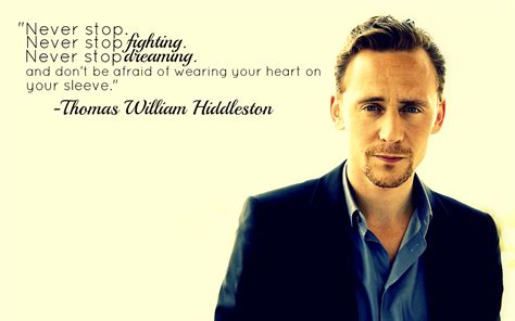 Tom Hiddleston Quotes Quotesgram