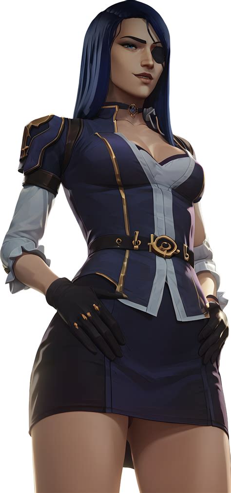 Caitlyn Arcane Render By Neekosg On Deviantart