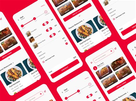 Dribbble Restaurant Menu Ui Design Png By Akil Ashraful