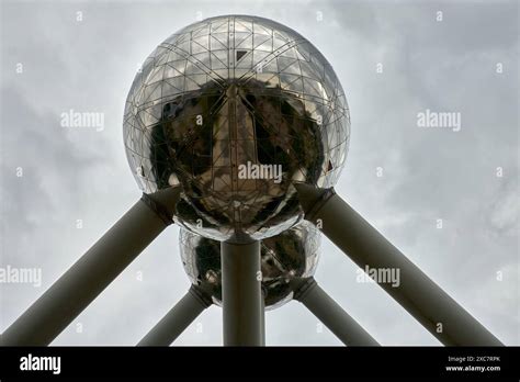 Brussels Belgium June082024detail Of The Atomium A Modernist
