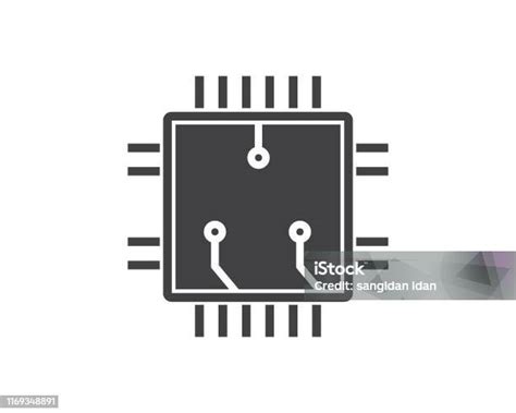 회로 기판 선 Cpu 칩 아이콘 로고 일러스트 벡터 0명에 대한 스톡 벡터 아트 및 기타 이미지 0명 Cpu 개념