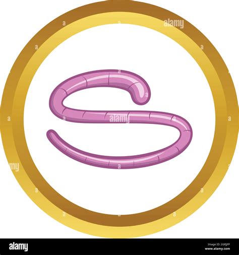 Roundworm Vector Icon Stock Vector Image And Art Alamy