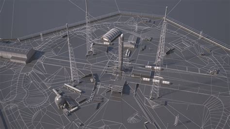 3d Launch Pad Complex Turbosquid 1313004
