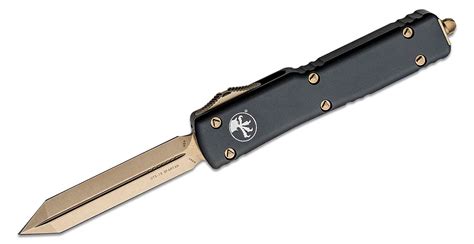 Microtech 249 13 Utx 70 Auto Otf Knife 241 Bronze Double Edge Spartan