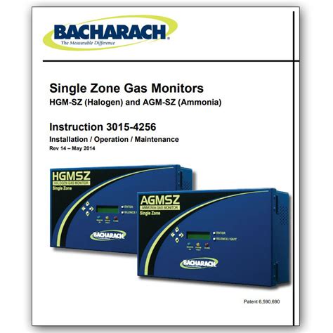 Hunter Liberty Corp Msa Bacharach Single Zone Refrigerant Gas Monitor