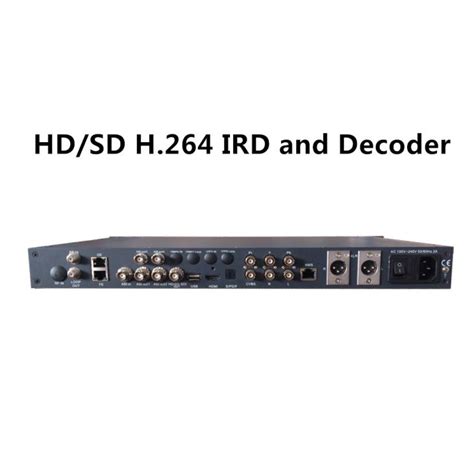 Professional Mpeg 2 H 264 Hd Ird Decoder Dtv Headend Products Hangzhou Dibdvb Technology